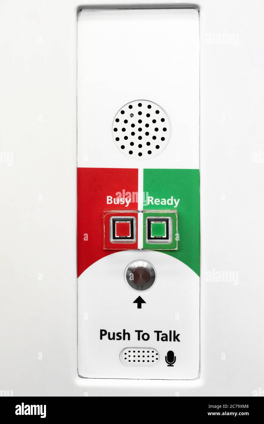 Help intercom hi-res stock photography and images - Alamy