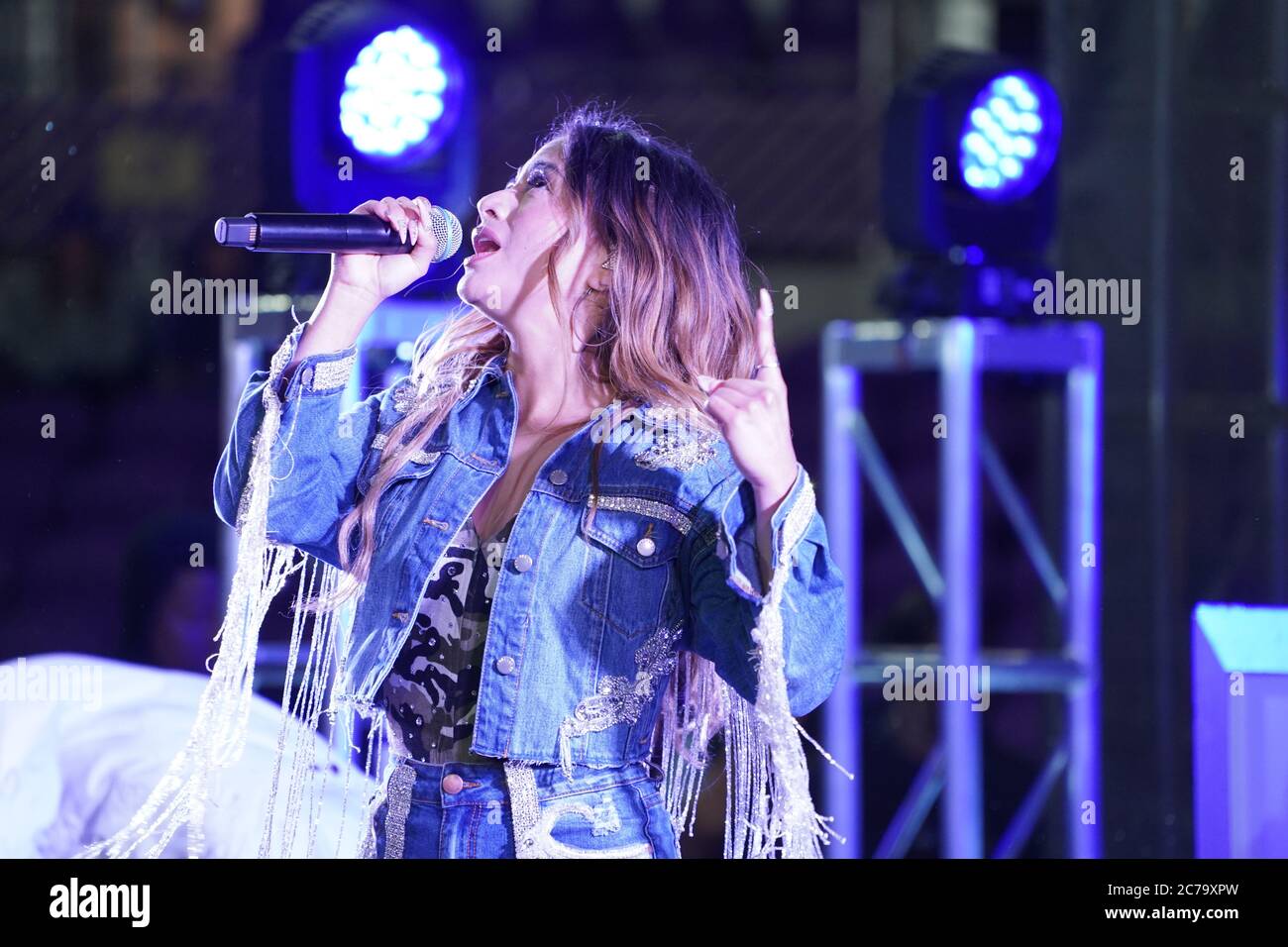 Singer Ally Brooke Post Match Concert Presented by Pepsi at Exploria ...