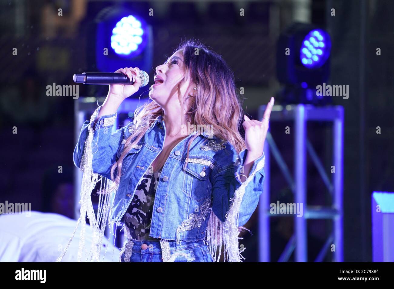 Singer Ally Brooke Post Match Concert Presented by Pepsi at Exploria ...