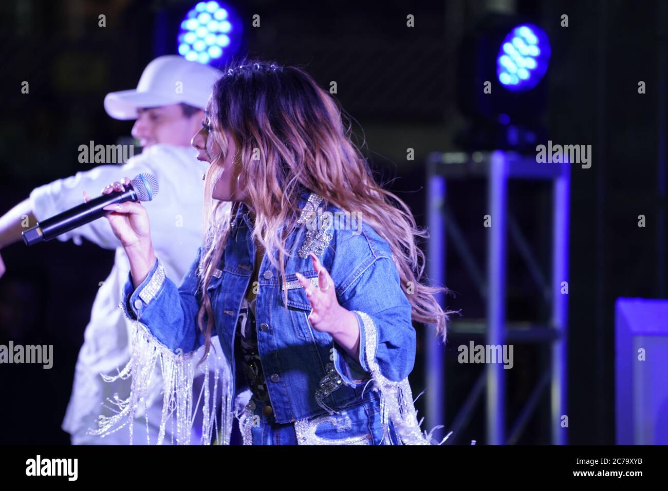 Singer Ally Brooke Post Match Concert Presented by Pepsi at Exploria ...
