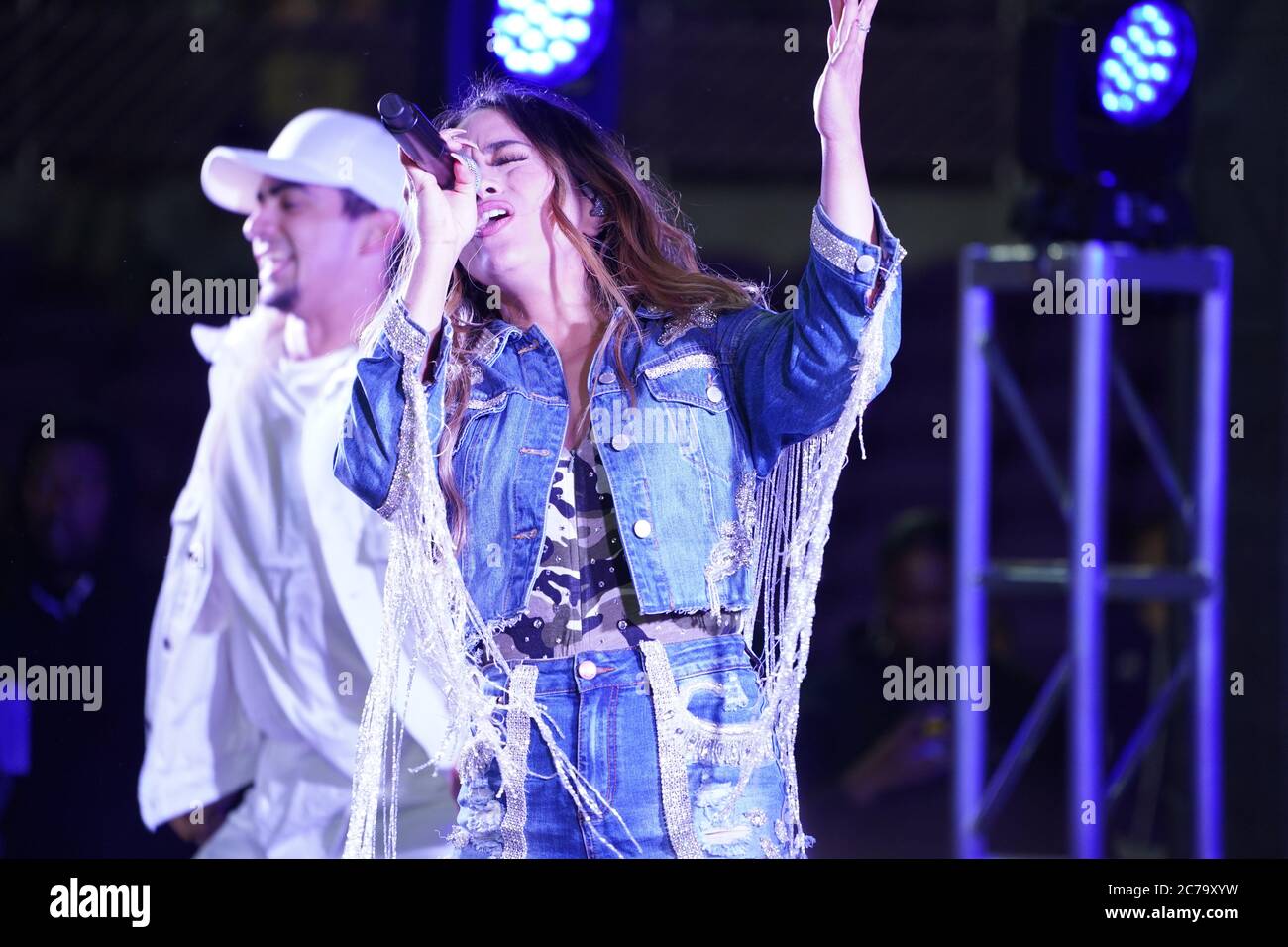 Singer Ally Brooke Post Match Concert Presented by Pepsi at Exploria ...