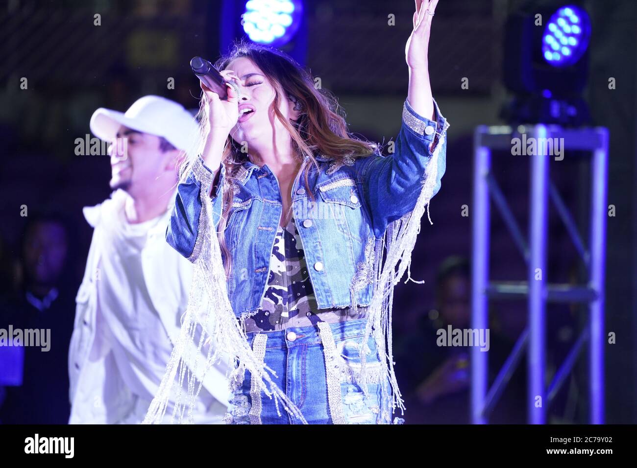 Singer Ally Brooke Post Match Concert Presented by Pepsi at Exploria ...