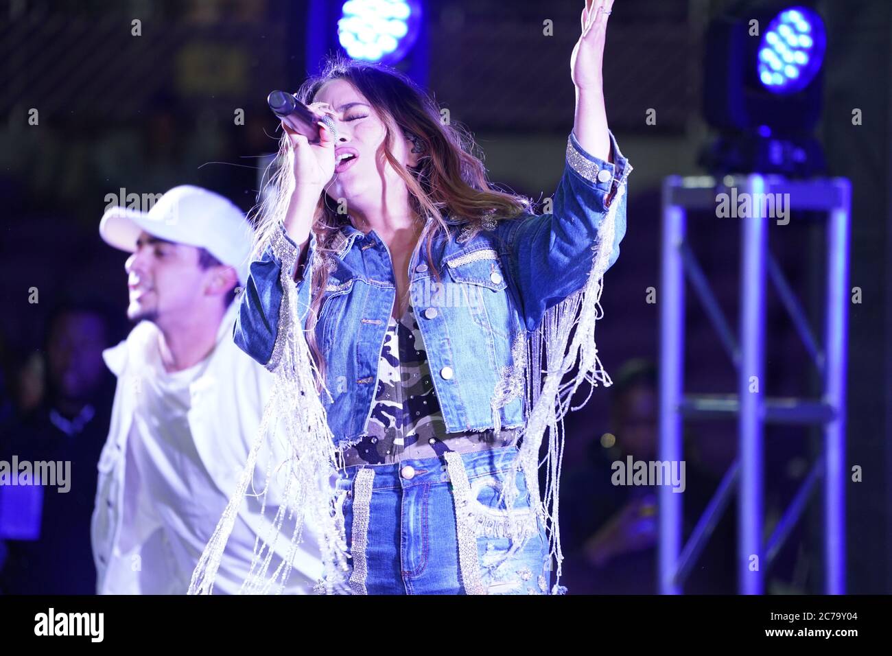 Singer Ally Brooke Post Match Concert Presented by Pepsi at Exploria ...