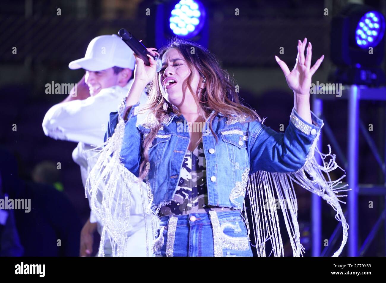 Singer Ally Brooke Post Match Concert Presented by Pepsi at Exploria ...