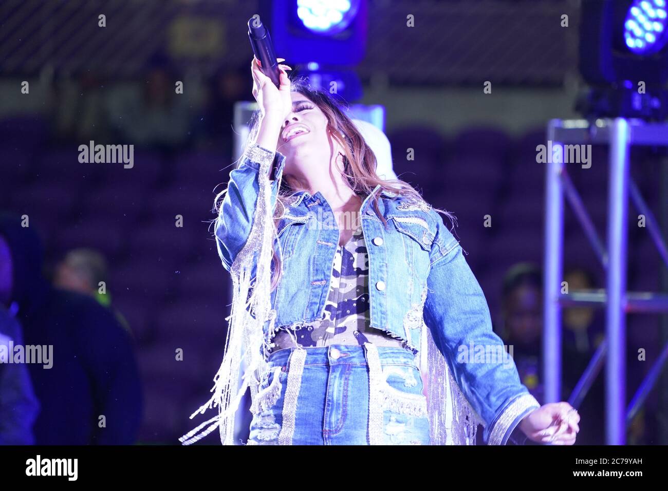 Singer Ally Brooke Post Match Concert Presented by Pepsi at Exploria ...