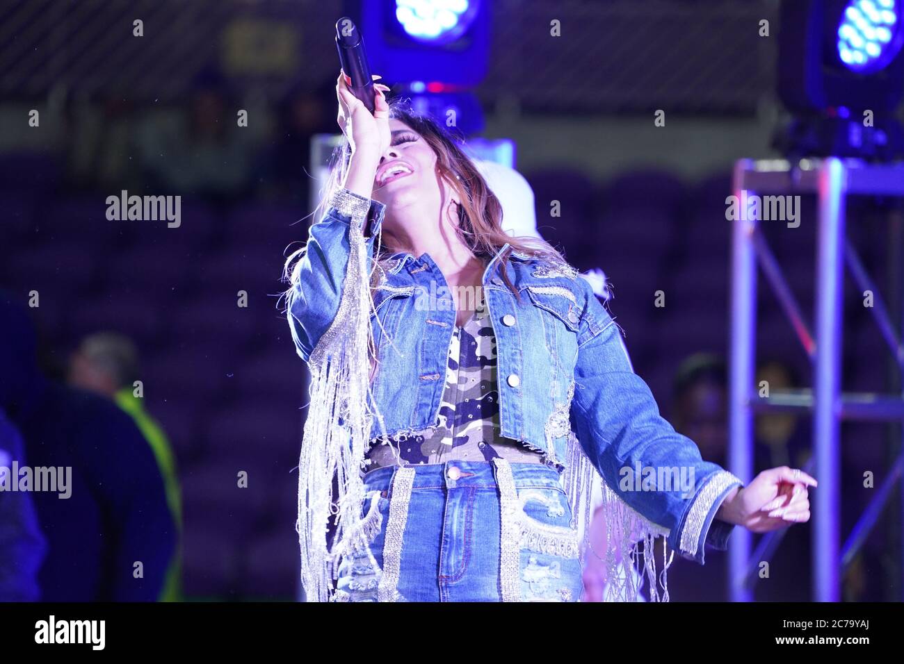 Singer Ally Brooke Post Match Concert Presented by Pepsi at Exploria ...