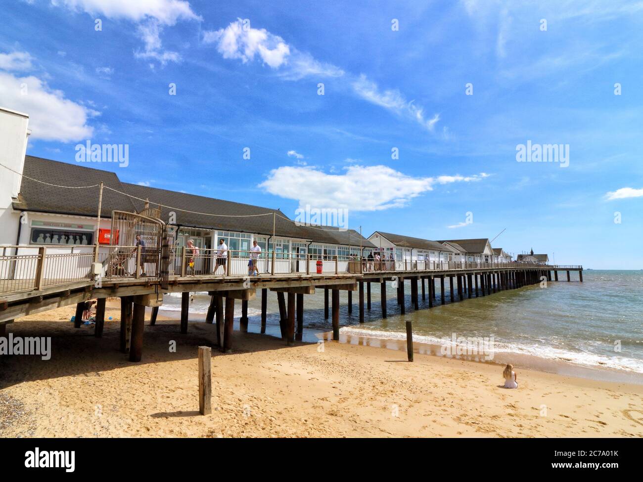 Southwold, UK . Southwold is an English resort town full of an olde ...