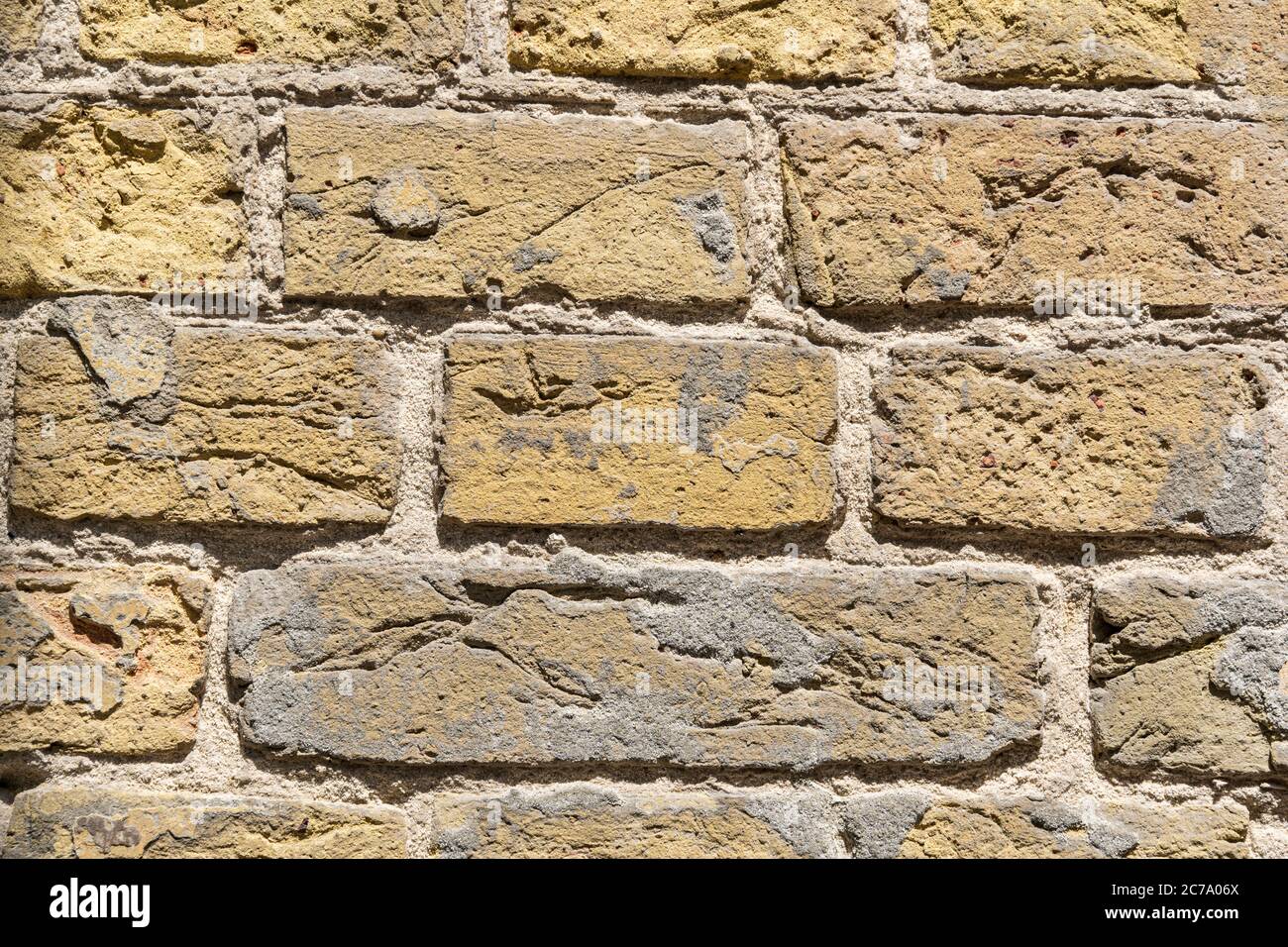 yellow brick wall. background of an old brick house Stock Photo - Alamy