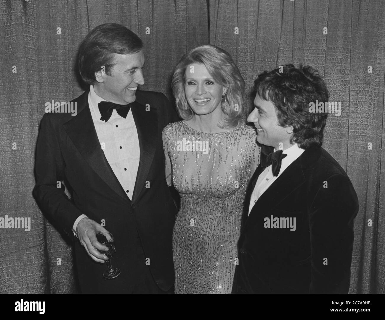 Los Angeles.CA.USA. LIBRARY. David Frost, Angie Dickinson and Dudley ...