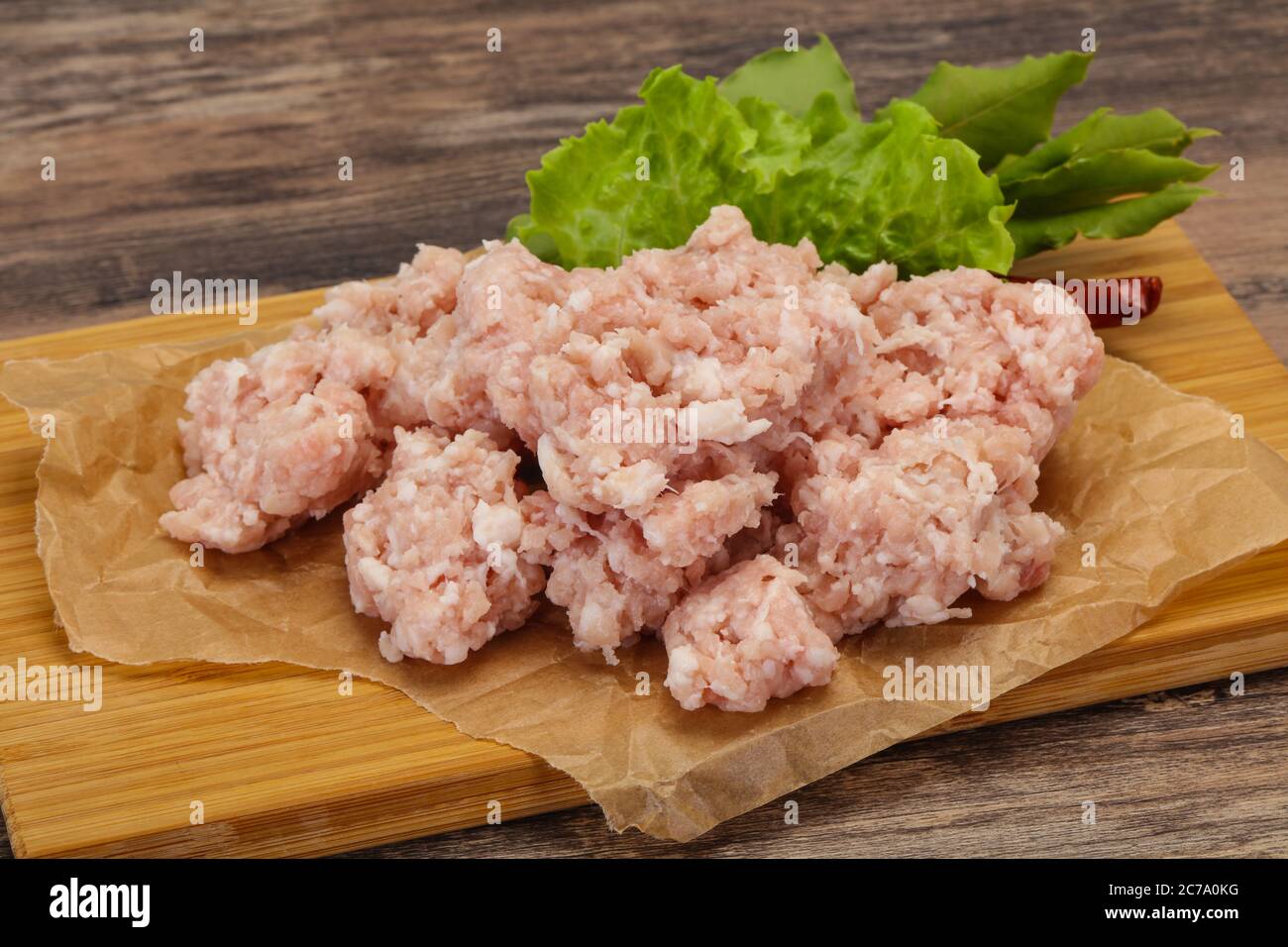 Homemade pork minced meat ready for cooking Stock Photo - Alamy