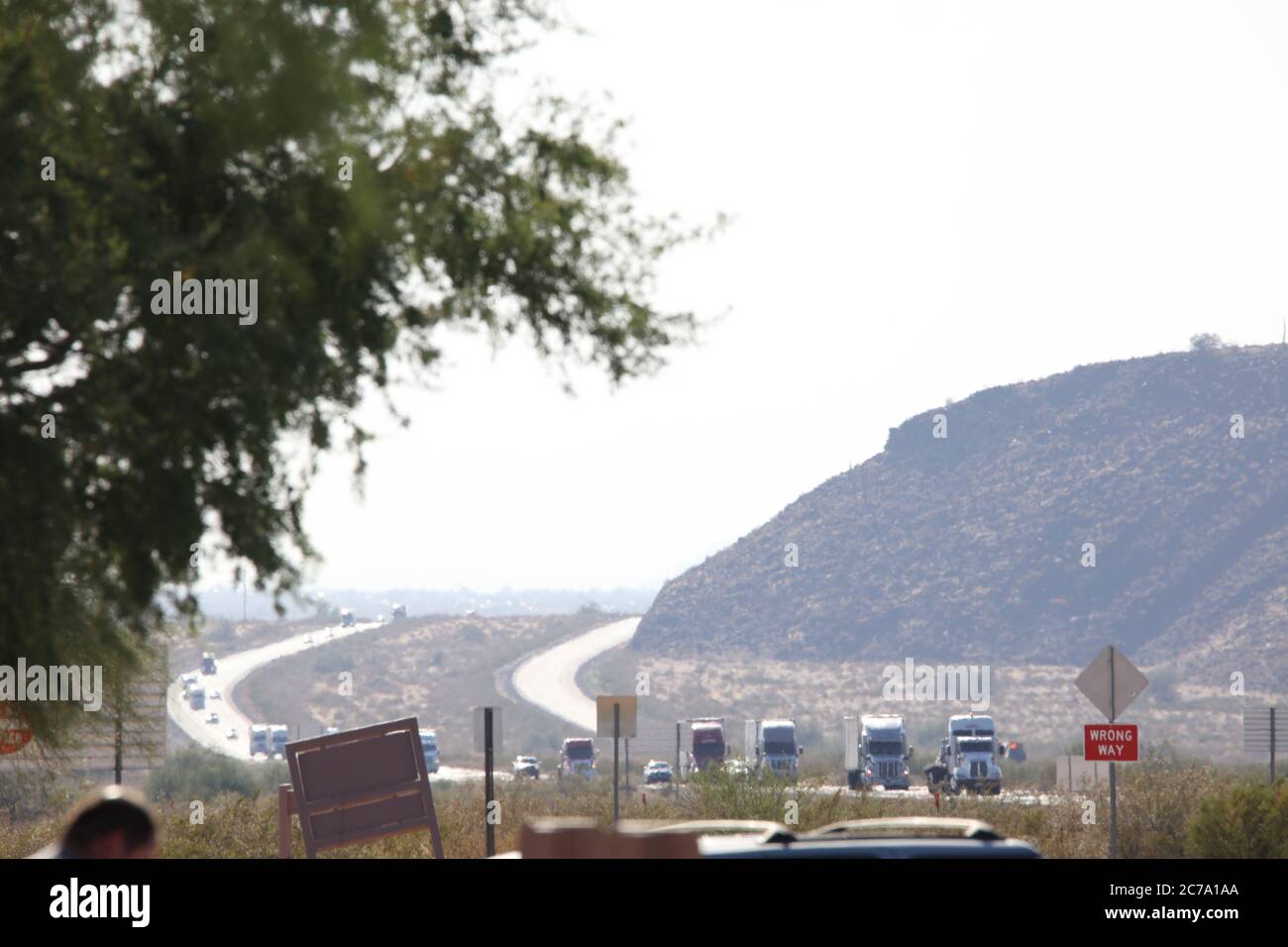 The Long Line of Long Haulers 2 Stock Photo - Alamy