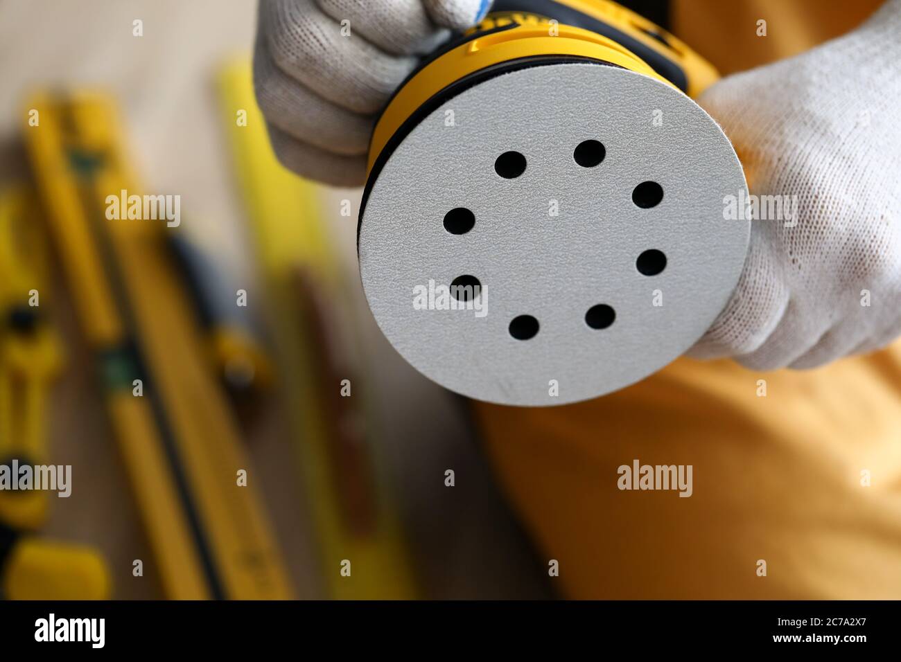 Surface sander machine, construction equipment Stock Photo - Alamy