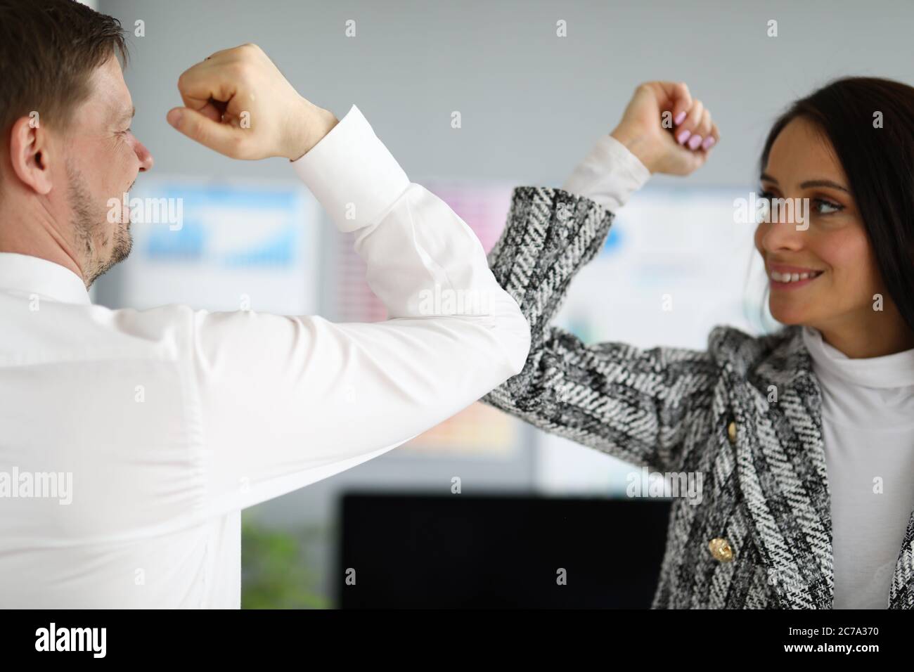 Joy coworker hi-res stock photography and images - Alamy