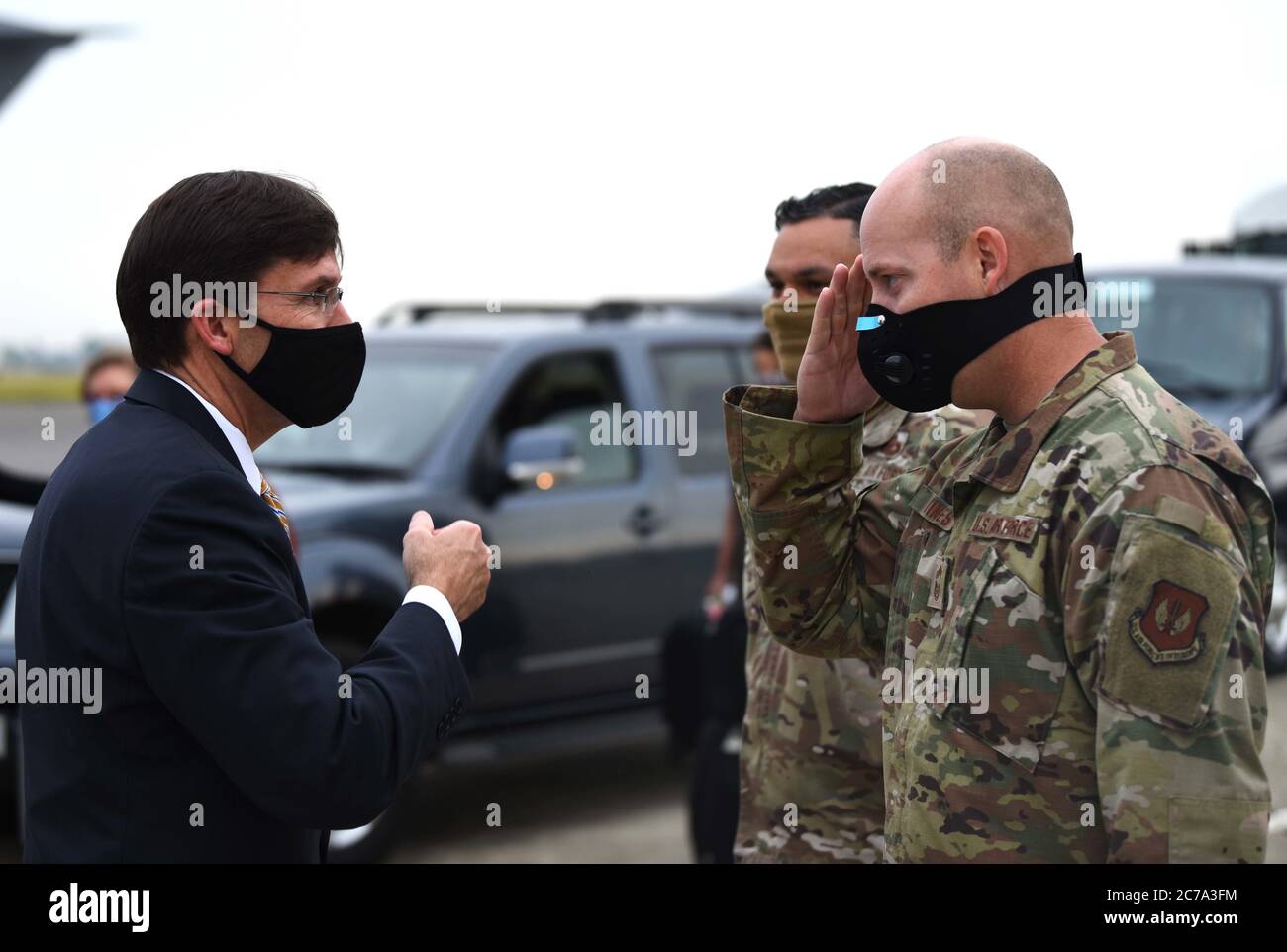 U.S. Air Force CMSgt. Douglas Vines, 100th Civil Engineer Squadron ...
