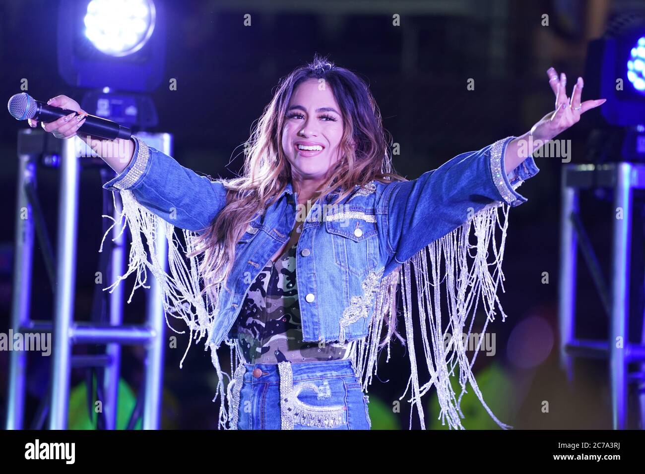 Singer Ally Brooke Post Match Concert Presented by Pepsi at Exploria ...