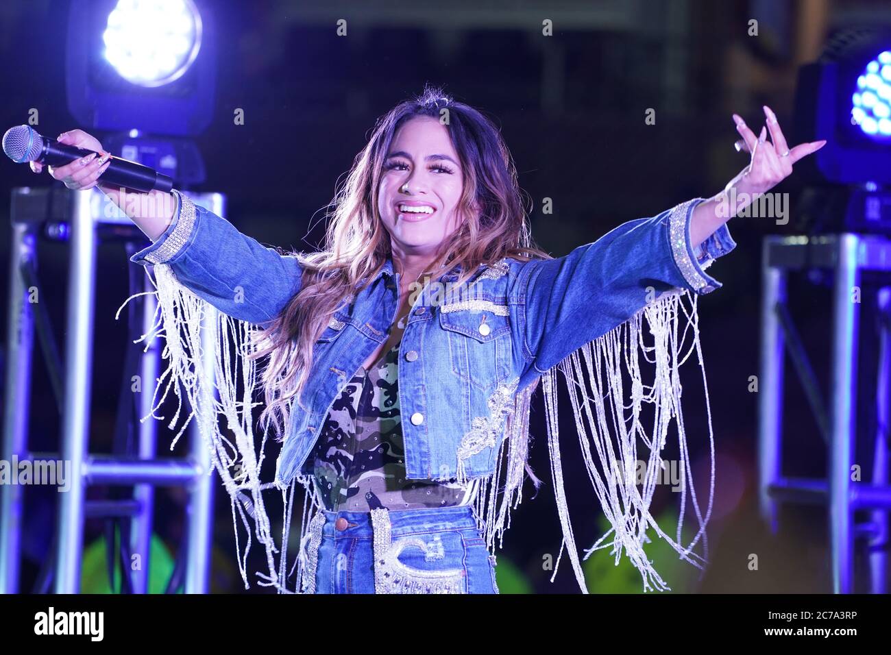 Singer Ally Brooke Post Match Concert Presented by Pepsi at Exploria ...