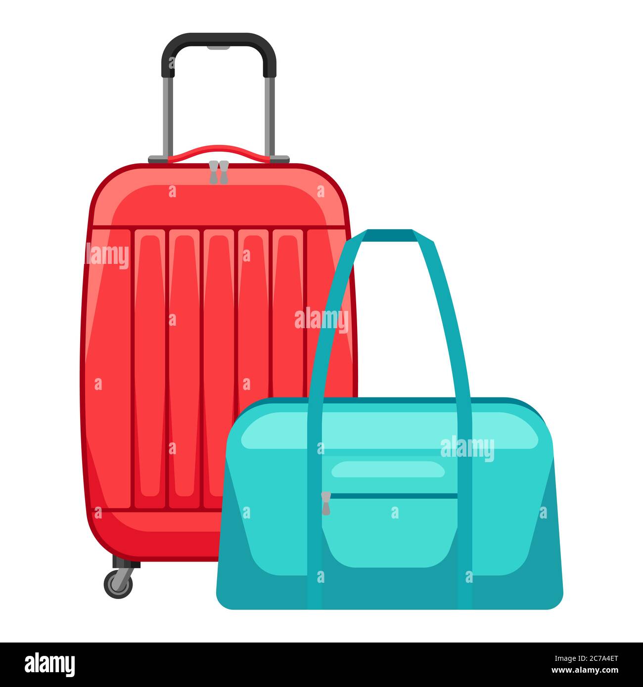 Suitcase wheels airport Stock Vector Images - Alamy