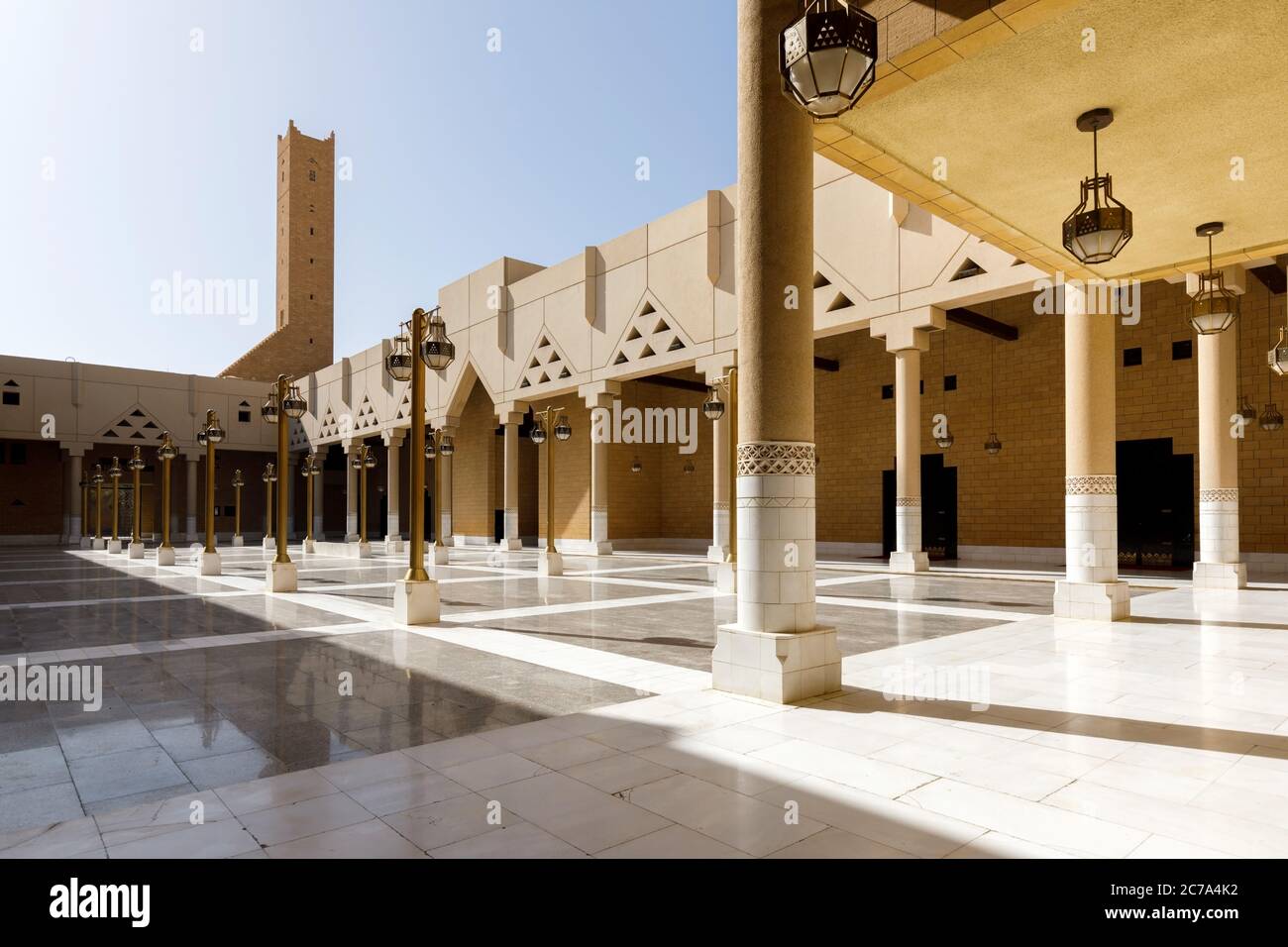 Imam Turki bin Abdullah Mosque near Dira Square in downtown Riyadh in ...