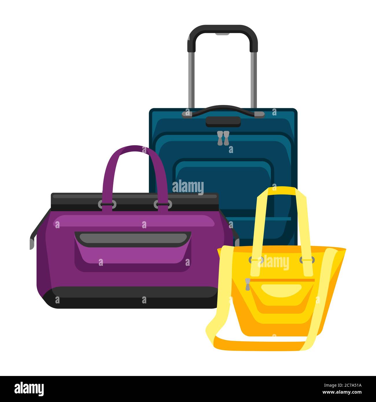 Female traveler packing suitcase Cut Out Stock Images & Pictures - Alamy