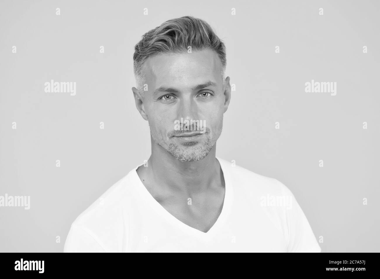 Mens trimming Black and White Stock Photos & Images - Alamy
