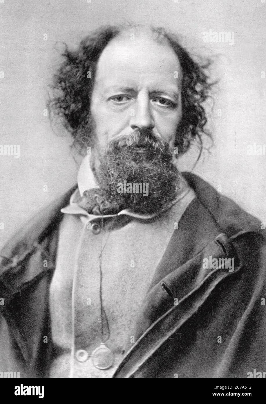 ALFRED, LORD TENNYSON (1809-1892) English Poet Laureate Stock Photo - Alamy