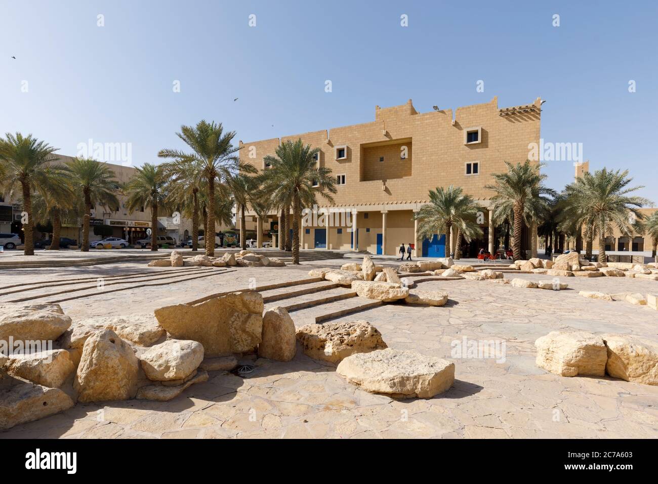 Riad, Saudi Arabia, February 15 2020: Historical Dira Square in ...