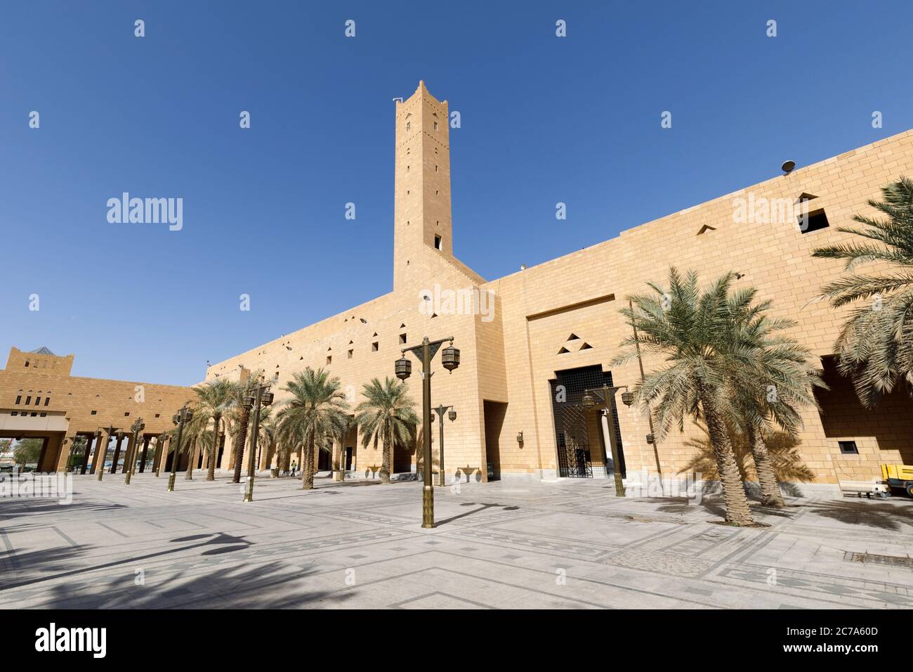 Riad, Saudi Arabia, February 15 2020: Imam Turki bin Abdullah Mosque ...