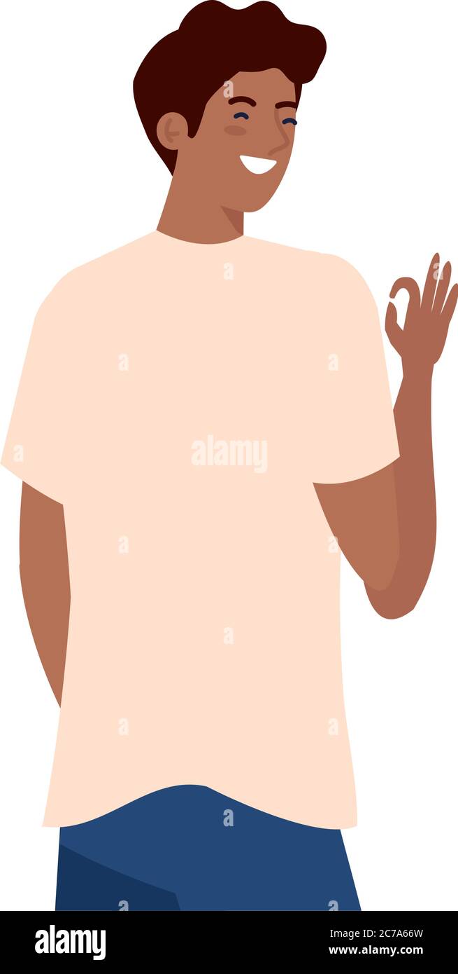 Isolated avatar man backwards vector design Stock Vector Image & Art ...