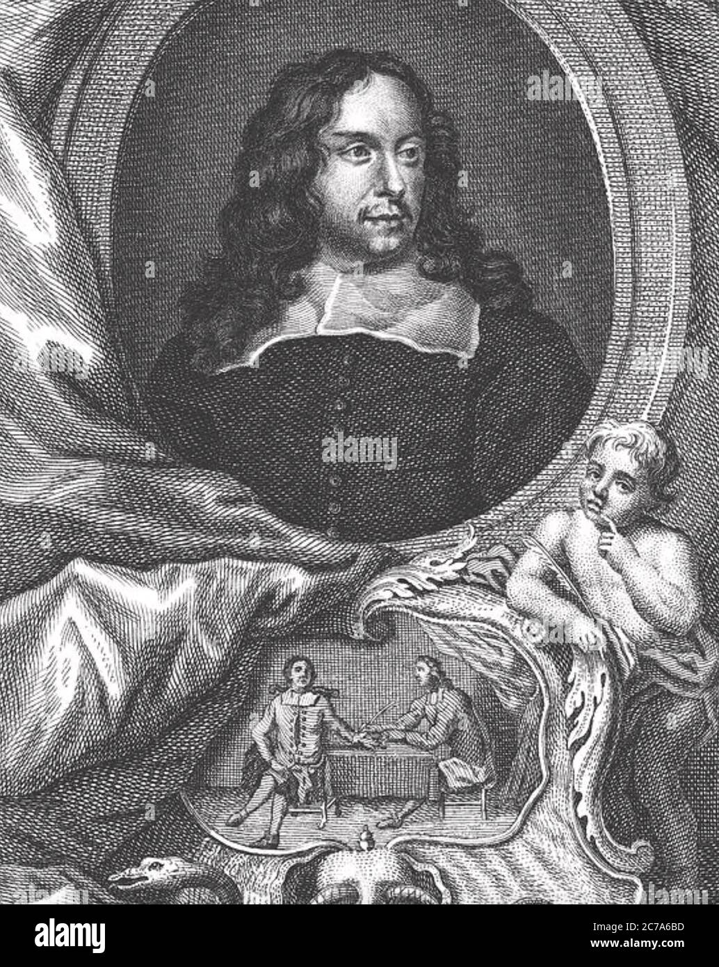 JOHN THURLOE (1616-1668) spymaster for Oliver Cromwell Stock Photo - Alamy