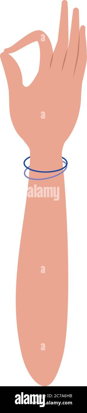 okey hand design of People arm finger person learn communication ...