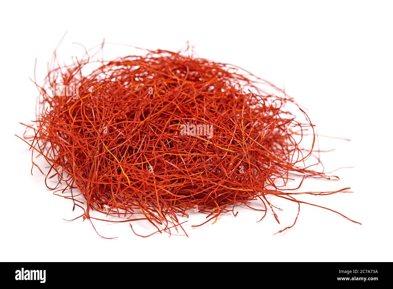 Chili threads isolated against a white background Stock Photo - Alamy