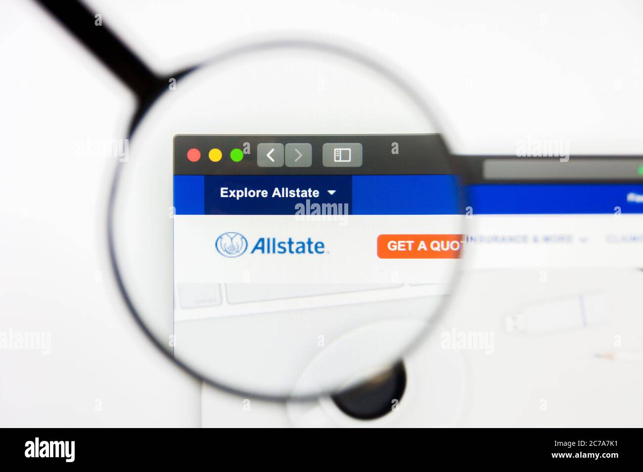 Los Angeles, California, USA - 10 March 2019: Illustrative Editorial ...