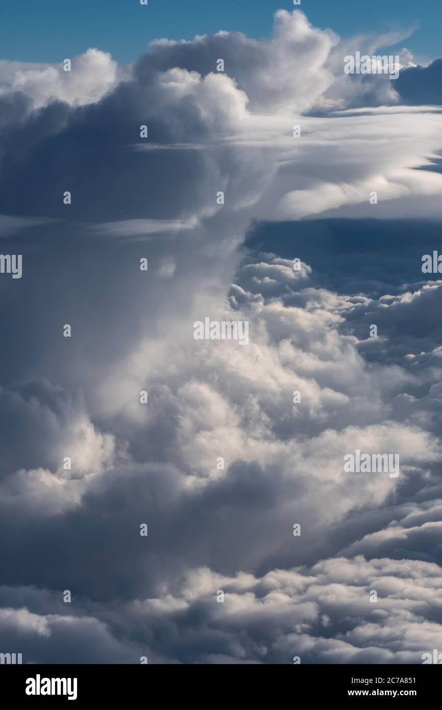 Cloud Formations in the Blue Sky Stock Photo - Alamy