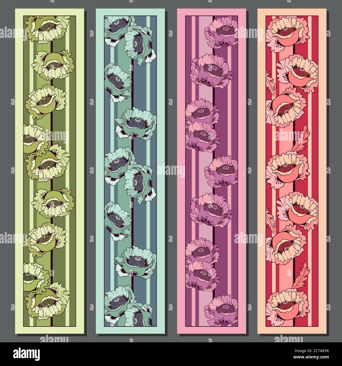 Fabric bookmark Stock Vector Images - Alamy