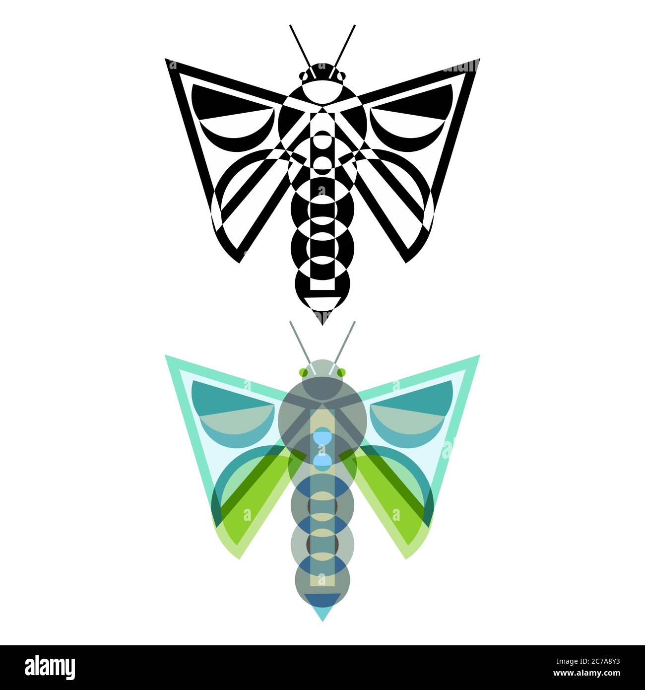 Dragonfly hive Stock Vector Images - Alamy
