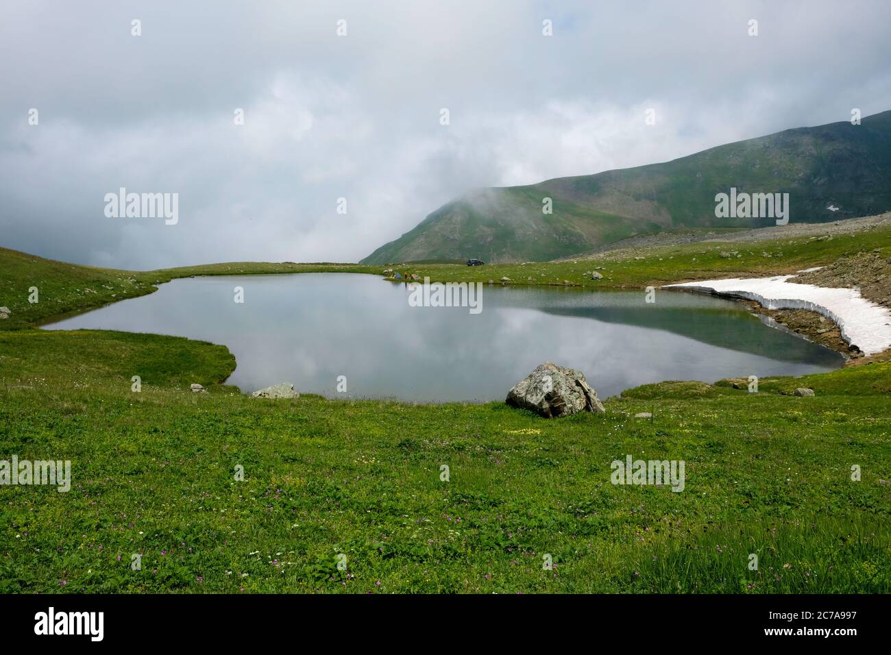 Highlands of Rize province provide suitable areas for camping in spring ...