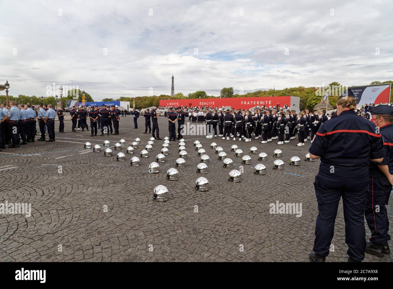 Paris, France. 14th July, 2020. The Bastille day's military parade of ...