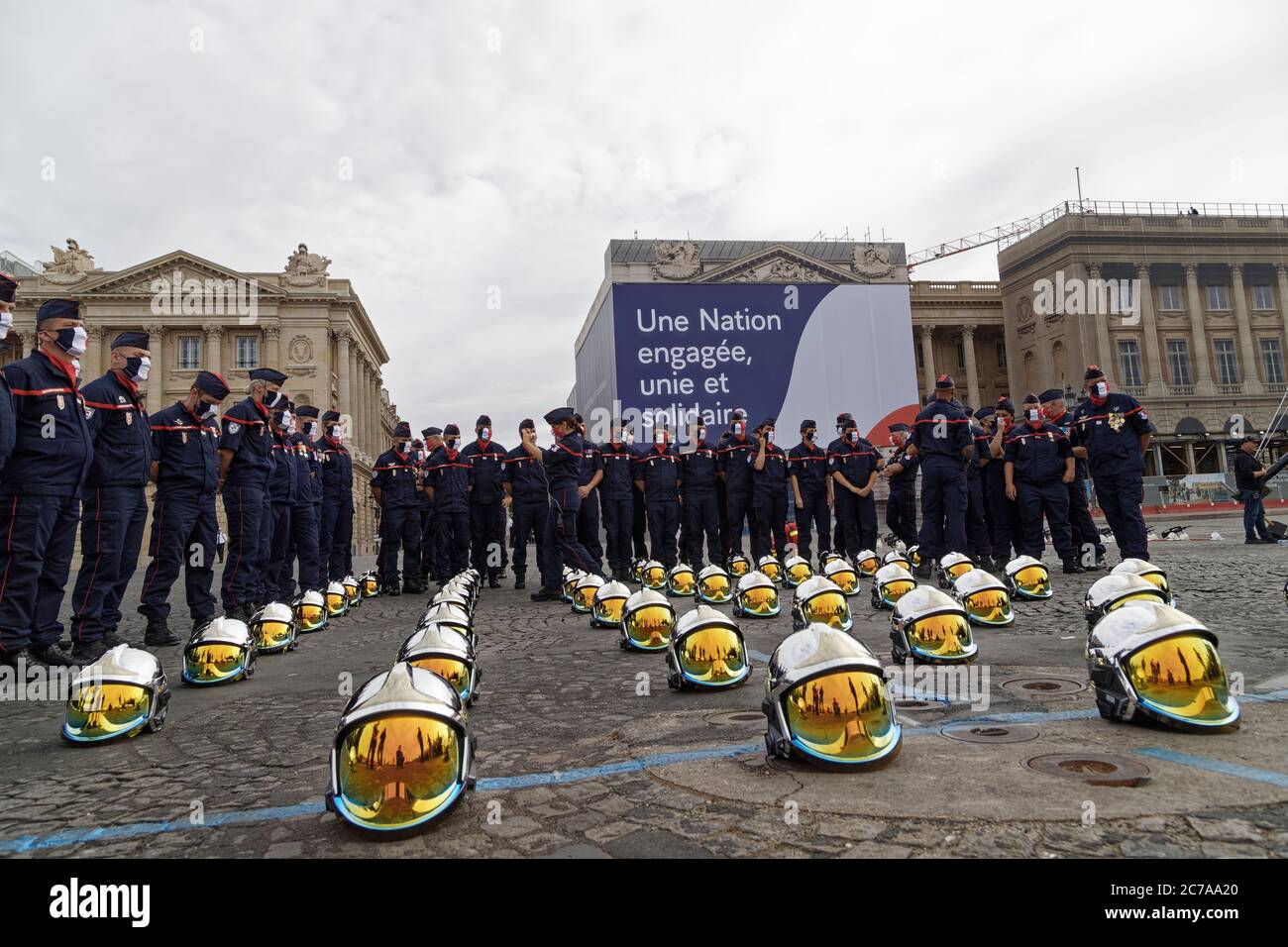 Paris, France. 14th July, 2020. The Bastille day's military parade of ...