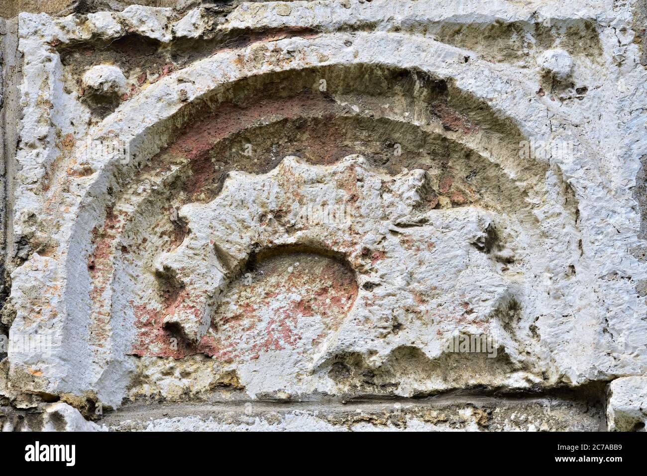 Fabulous Stone Animal on The Frieze of Purely Romaneque St. Gallus ...