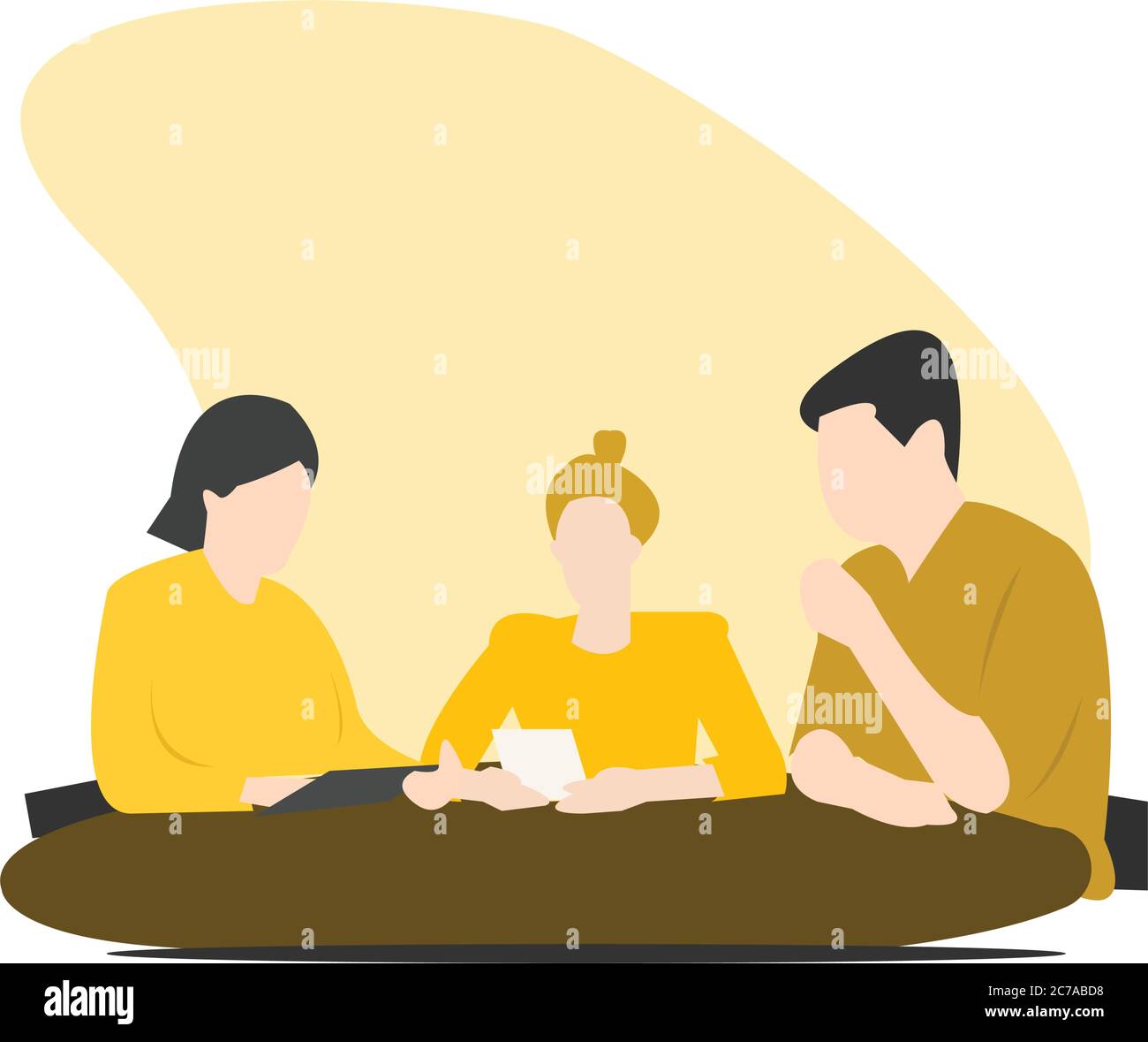 Business colleagues partners having conversation Stock Vector Images ... Business colleagues partners having conversation Stock Vector Images ...