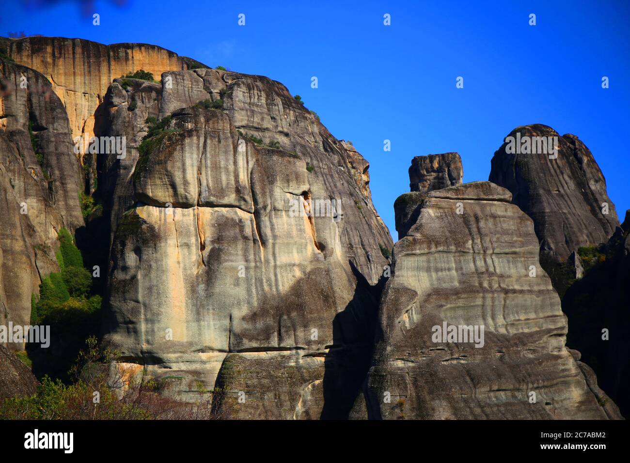 Meteora mountains in Greece Stock Photo - Alamy