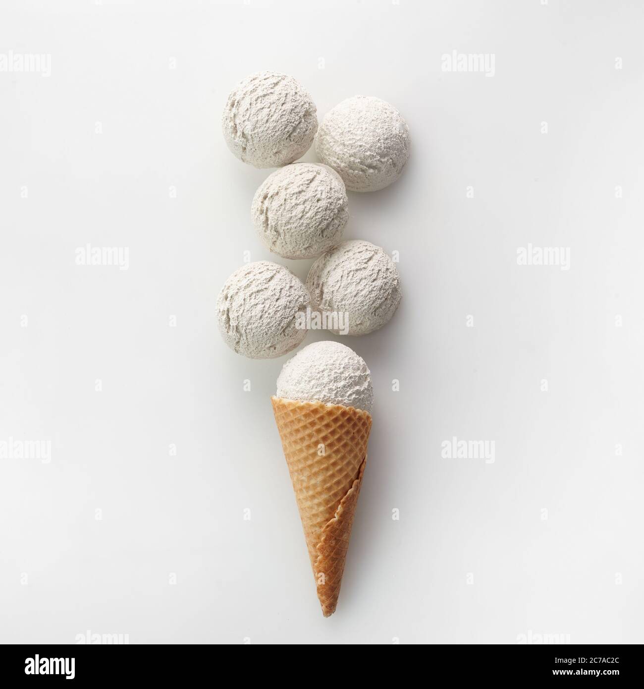 Flat style ice cream hi-res stock photography and images - Alamy