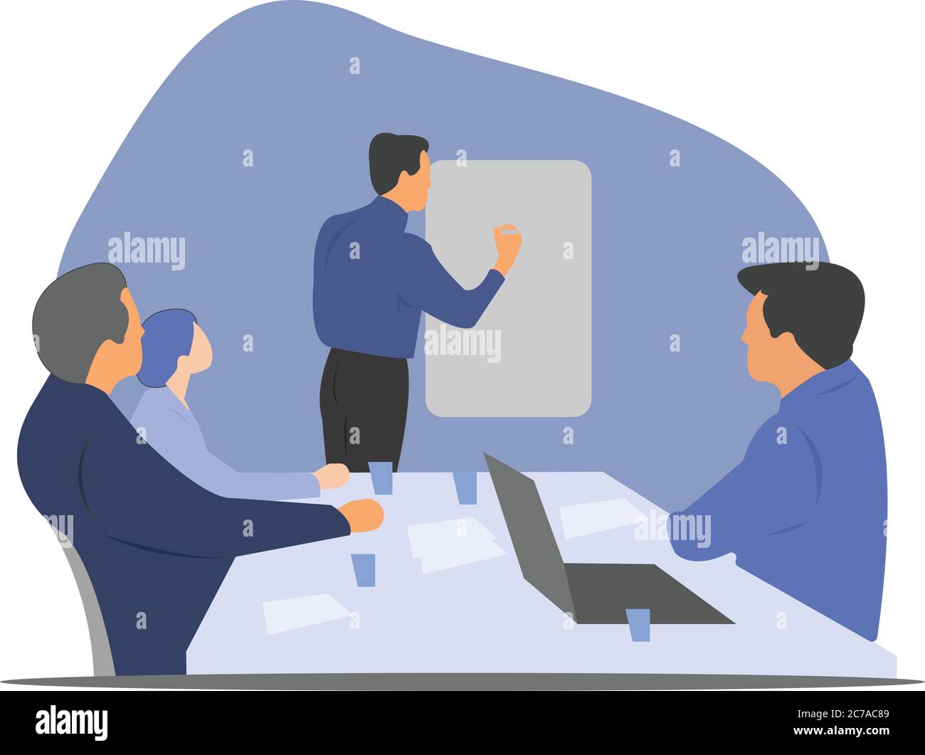 Discussing work hand group Stock Vector Images - Alamy