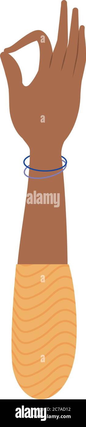 okey hand design of People arm finger person learn communication ...