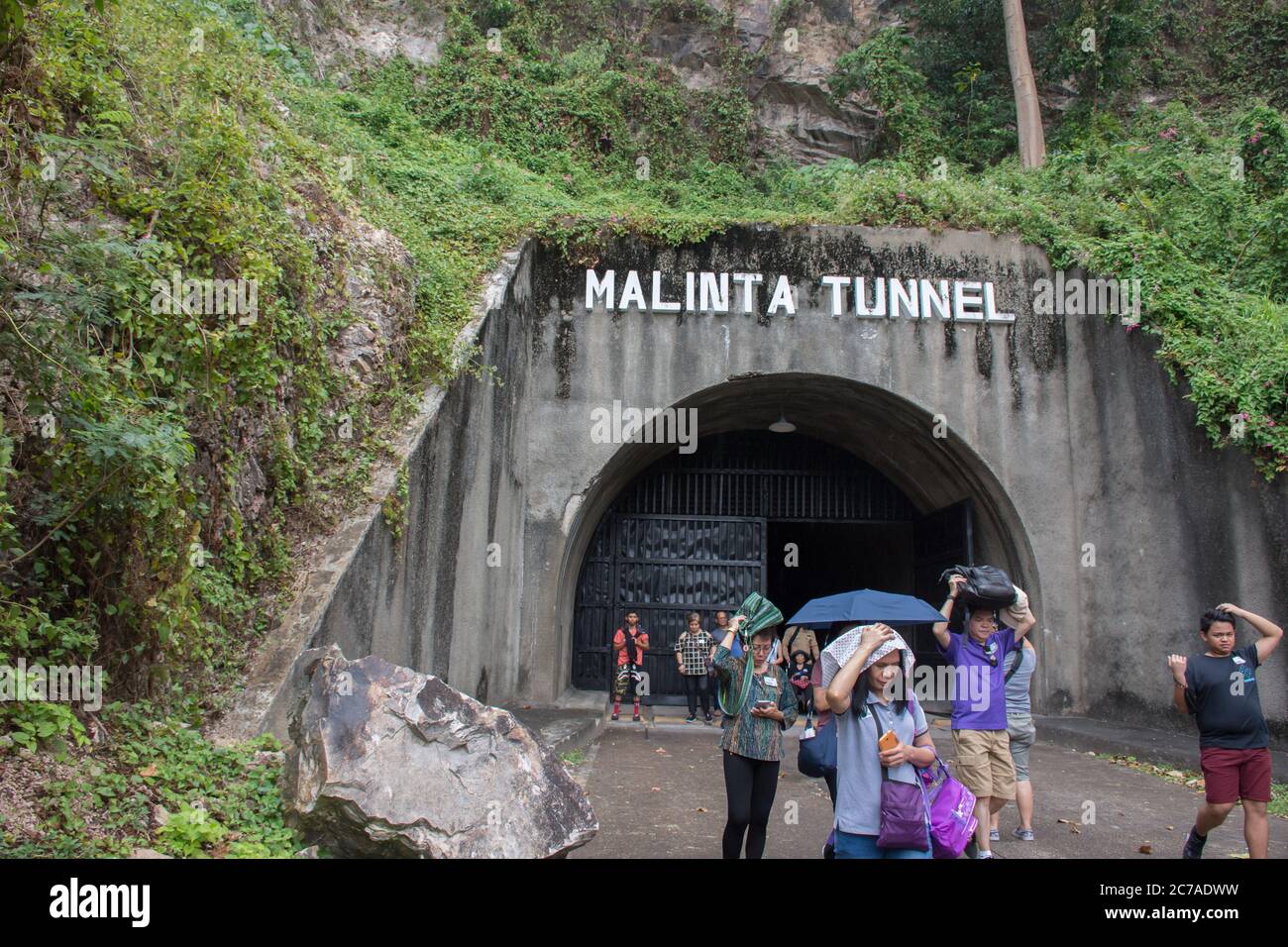 Corregidor Island, Philippines - December 31, 2016: Malinta Tunnel ...