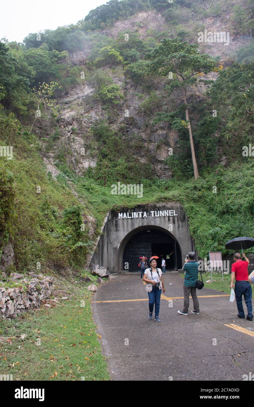 Corregidor Island, Philippines - December 31, 2016: Malinta Tunnel ...