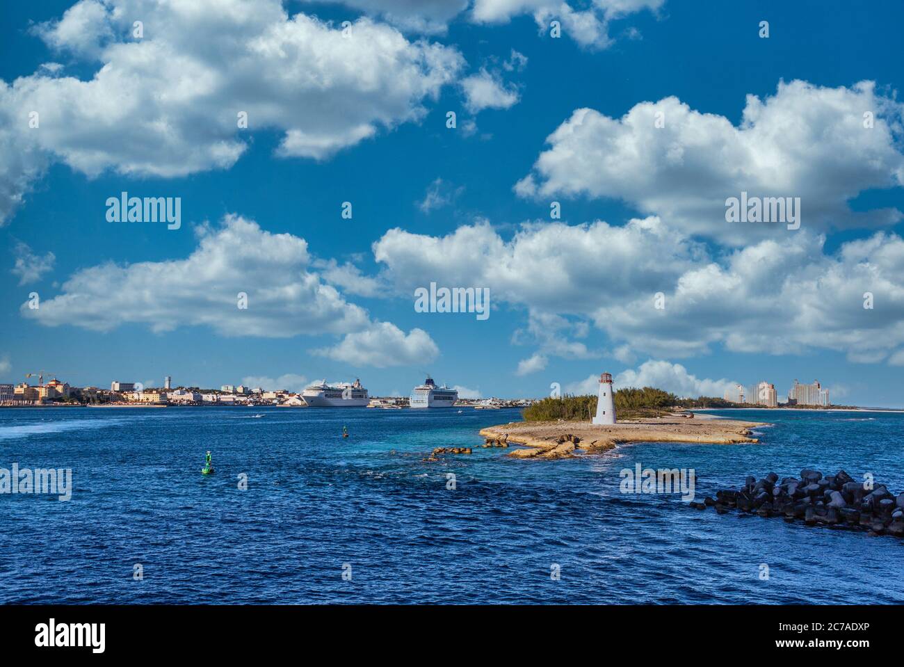 Nassau bahamas landmark lighthouse port hi-res stock photography and ...