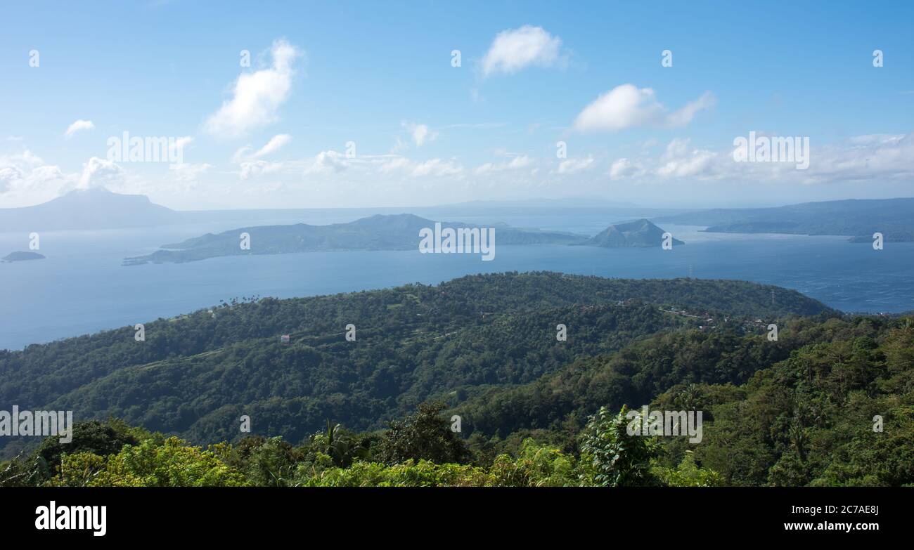 Landscape view taal volcano hi-res stock photography and images - Alamy