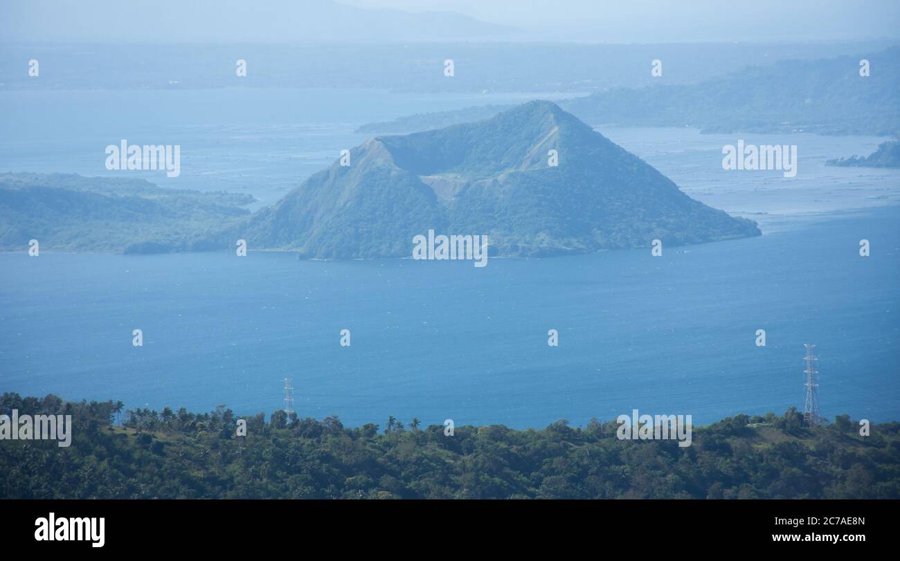 Landscape view taal volcano hi-res stock photography and images - Alamy