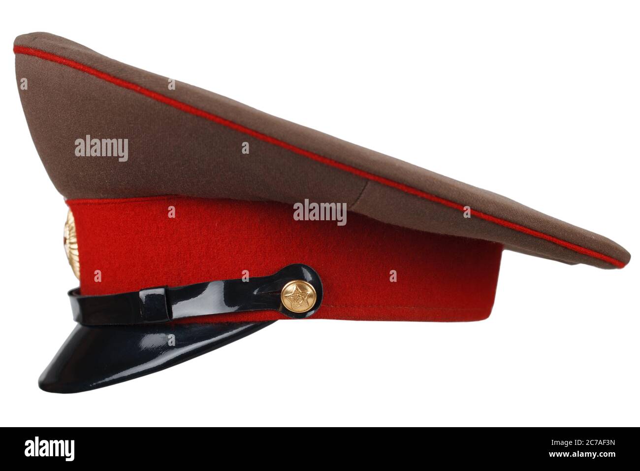 Soviet Army infantry soldiers forage cap isolated on white background ...